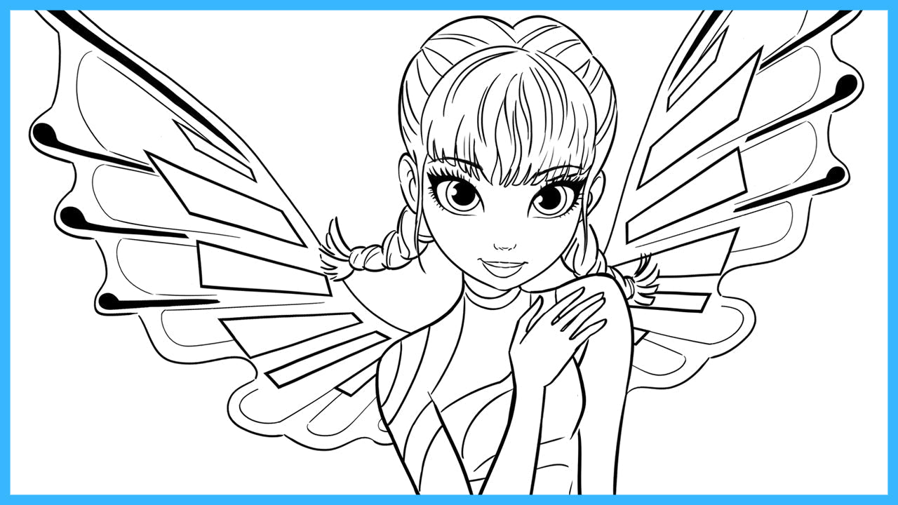 winx coloring pages musa