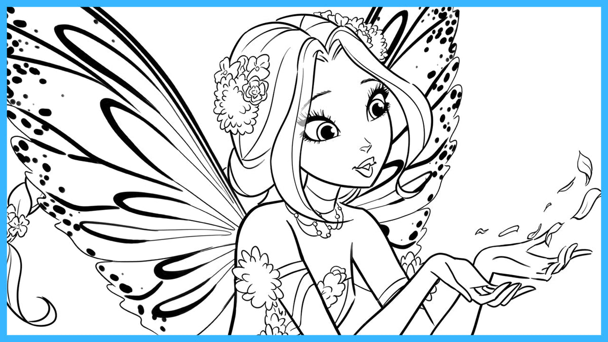 winx club coloring